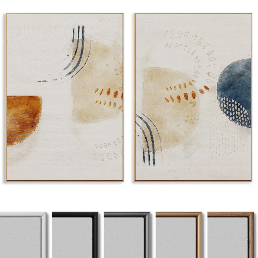 Abstract Painting Frame Set 23 - 3D Model for Corona