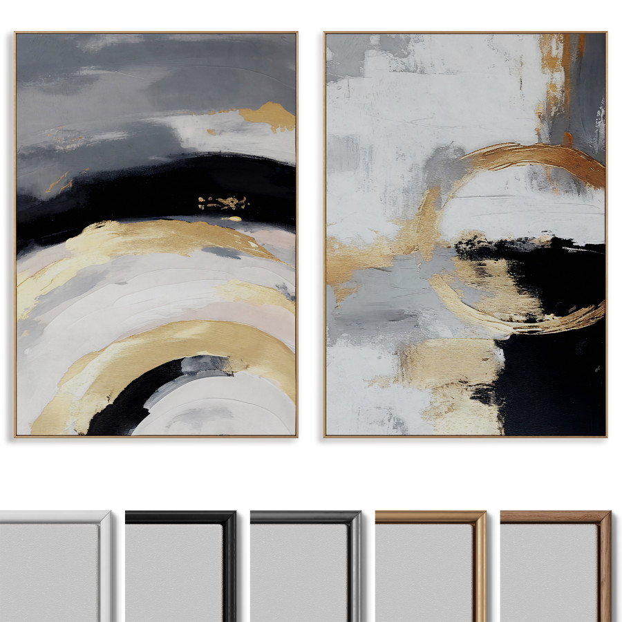 Abstract Painting Frame Set 51 - 3D Model for Corona