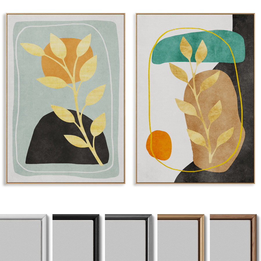 Abstract Painting Frame Set 69 - 3D Model for Corona