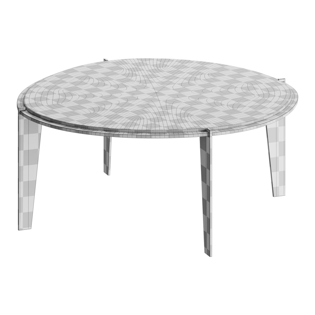 Fiam Italia Halo | Table - 3D Model for Corona