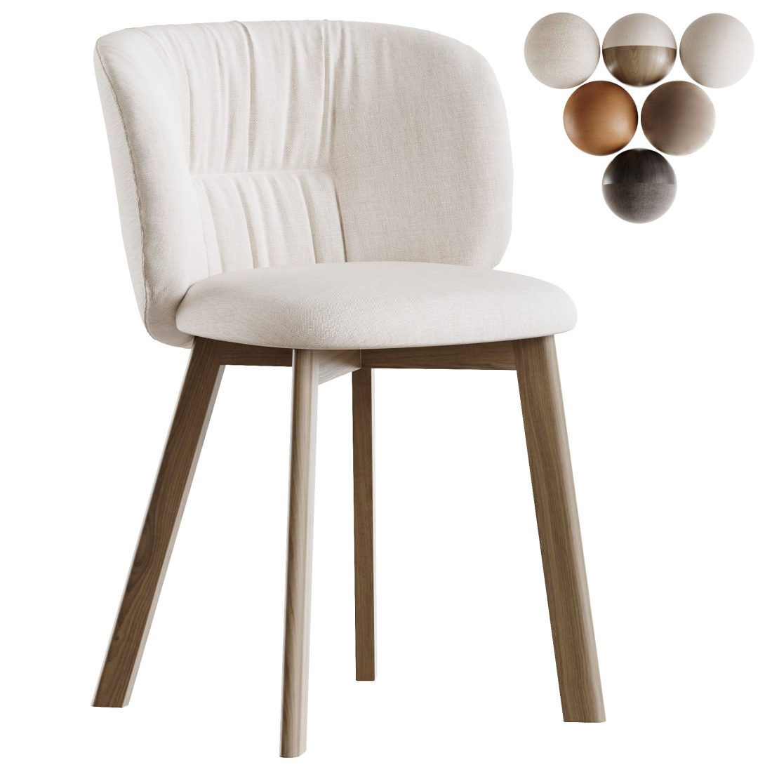 Calligaris Sweel Chair - 3D Model for Corona