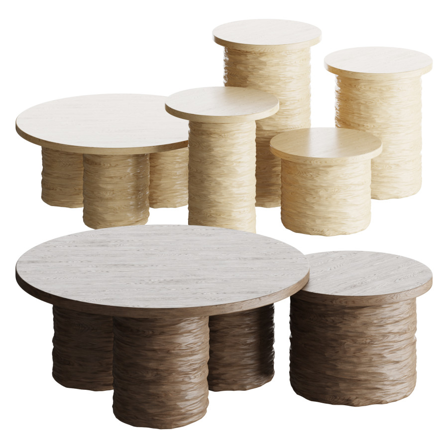 Clay Table - 3D Model for Corona