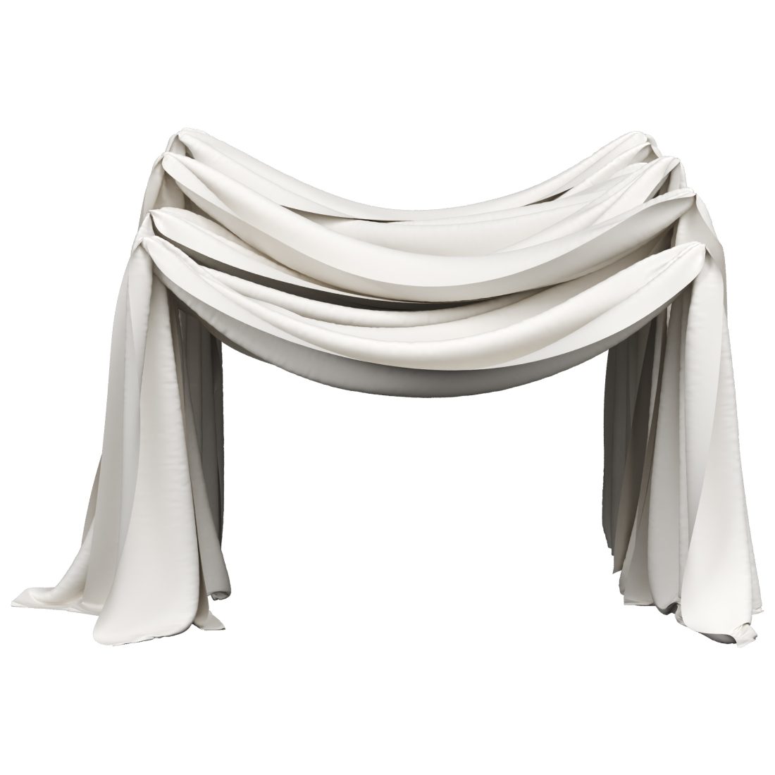 Drapery - 3D Model for VRay, Corona