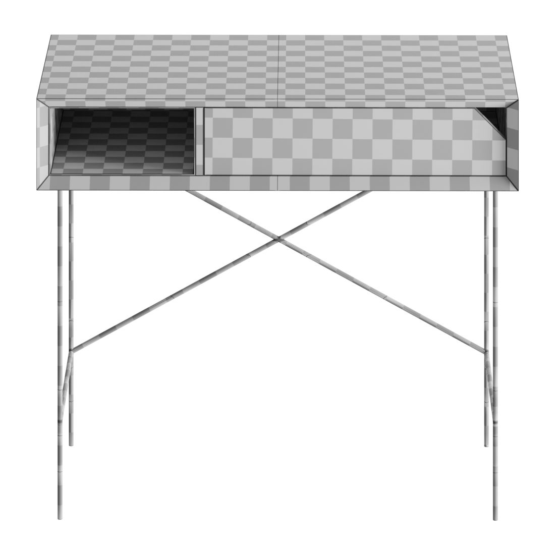 Origami | Console Table - 3D Model for Corona