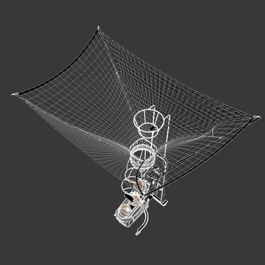 Basketball Shooting Machine Dr Dish Rebel 3D Model for VRay | CGMood