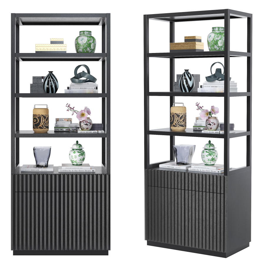 Williams Sonoma Leon Fluted Shelving 3D Model for Corona | CGMood