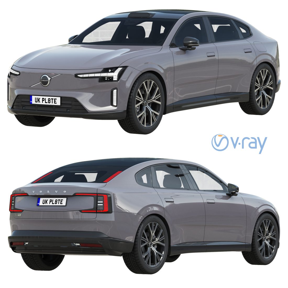 Volvo ES90 3D Model for VRay | CGMood