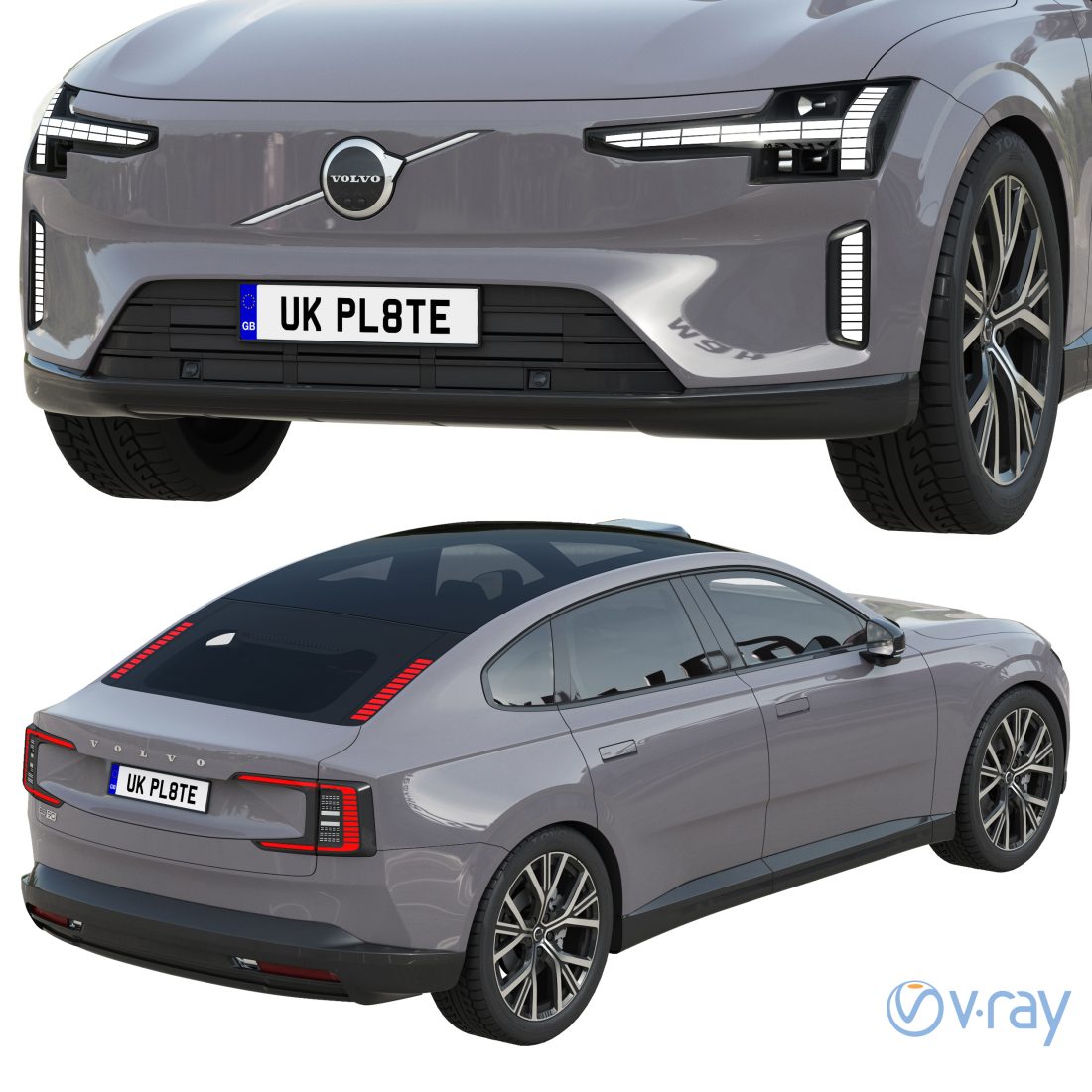 Volvo ES90 3D Model for VRay | CGMood