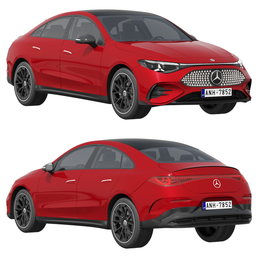 Mercedes-Benz CLA EQ Technology AMG Line 2025 - 3D Model for Corona