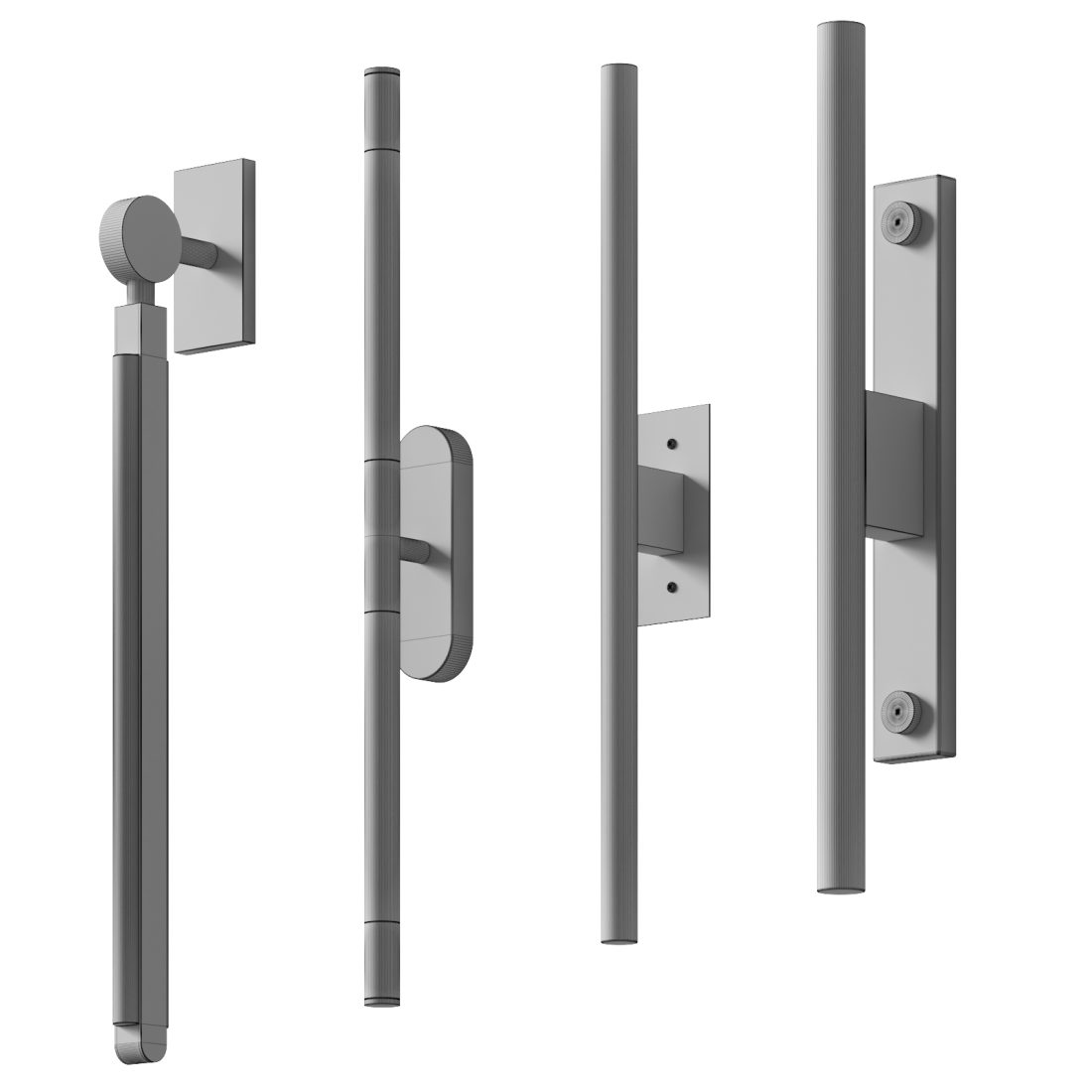 1st Dibs Wall Lamps Set - 3D Model for VRay, Corona