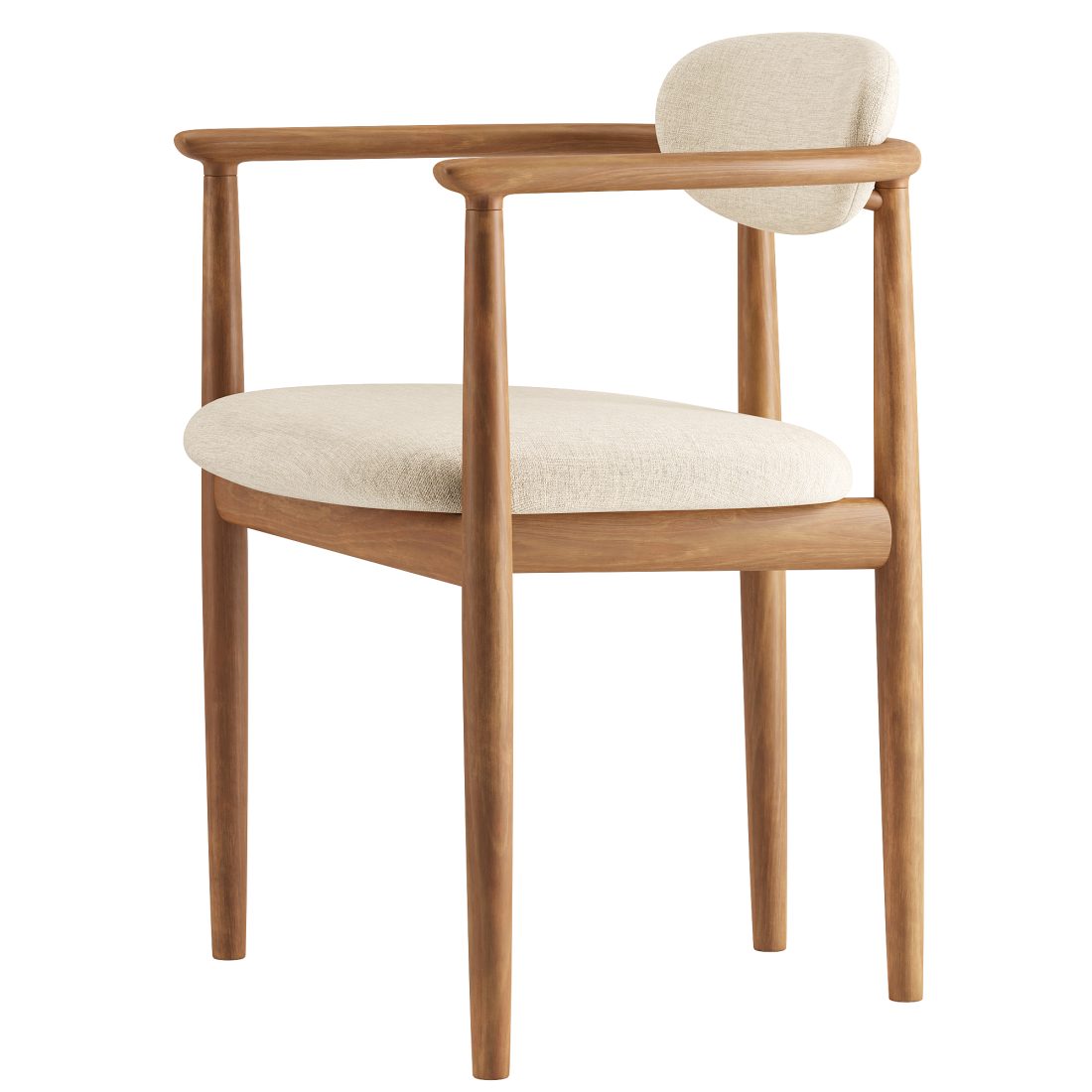 Edison Dining Chair - 3D Model for Corona