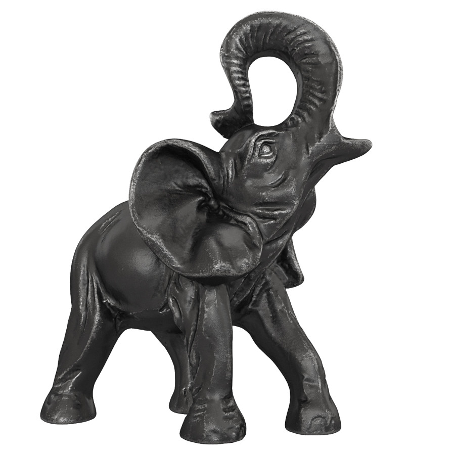 Metal Elephant Figurine - 3D Model for VRay