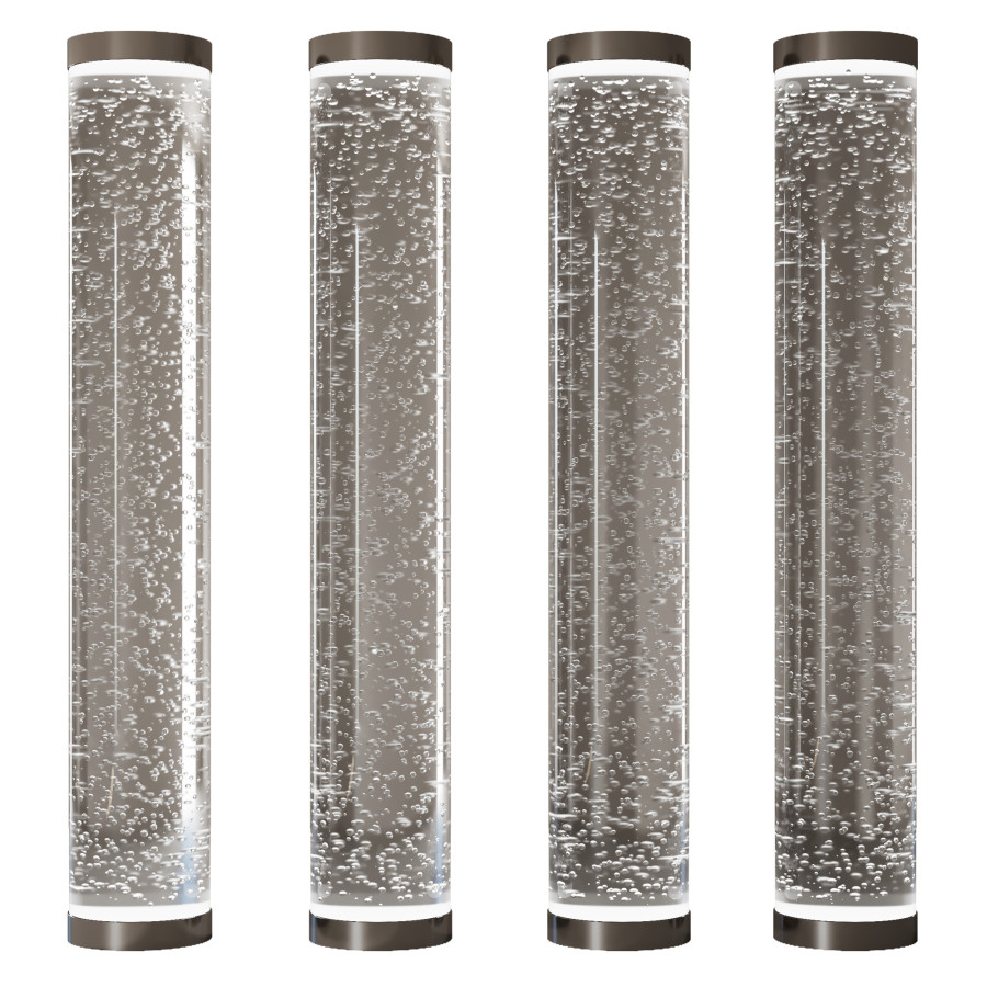 Glass Columns With Bubbles 3D Model for VRay, Corona | CGMood