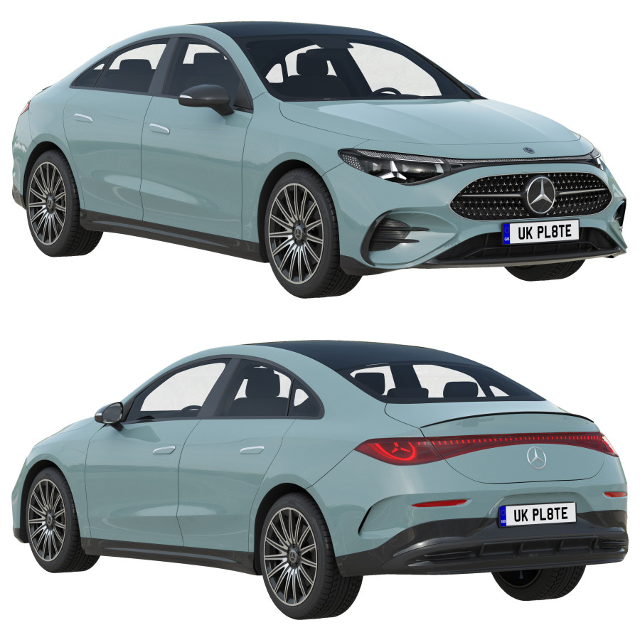 Mercedes-Benz CLA 2026 - 3D Model for VRay
