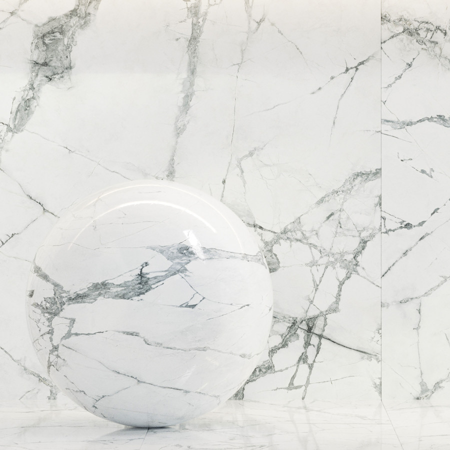 Caesar Set 14 - Invisible Light - White Marble Material | CGMood