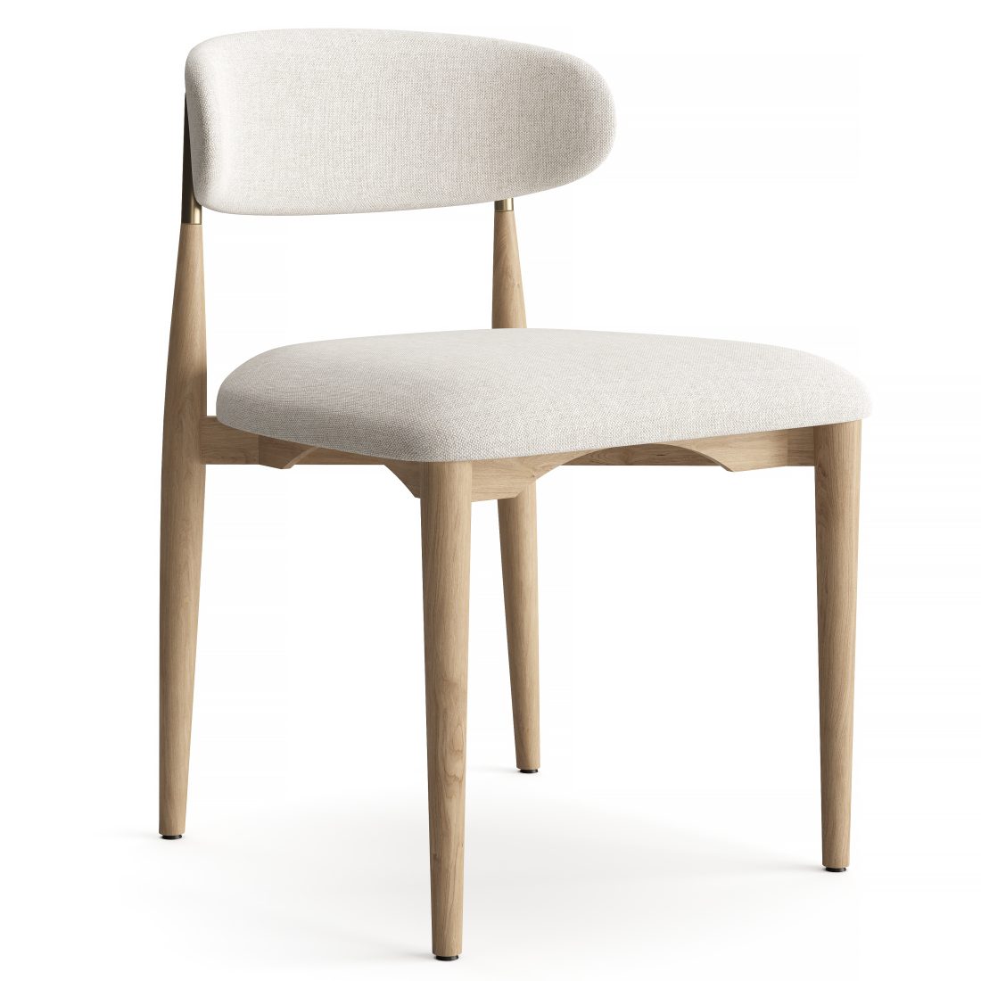Rh Arno Fabric Dining Side Chair 3D Model for Corona | CGMood