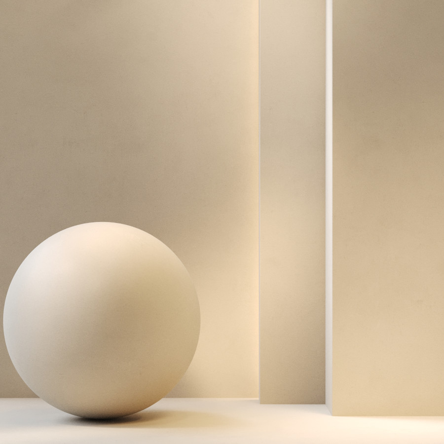 Stucco Beige Textured / Pbr / Seamless / 4k - 3D Model for