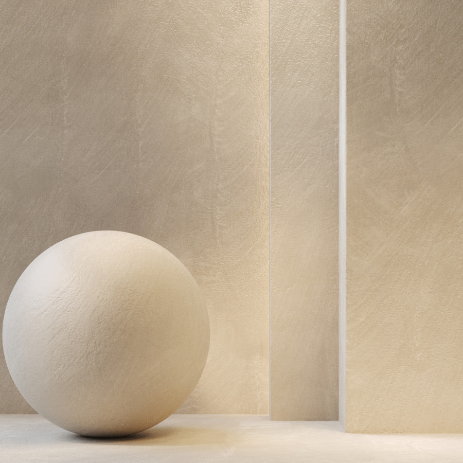 Stucco Textured / Pbr / Seamless / 4k / Set19 - 3D Model for