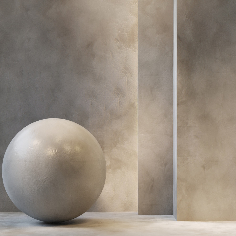 Stucco Textured / Pbr / Seamless / 4k / Set22 - 3D Model for
