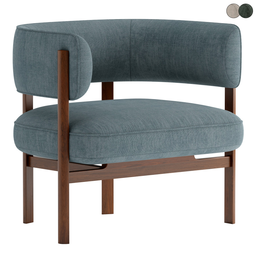 Craig Expressed Wood Chair By Westelm 3D Model for VRay, Corona | CGMood