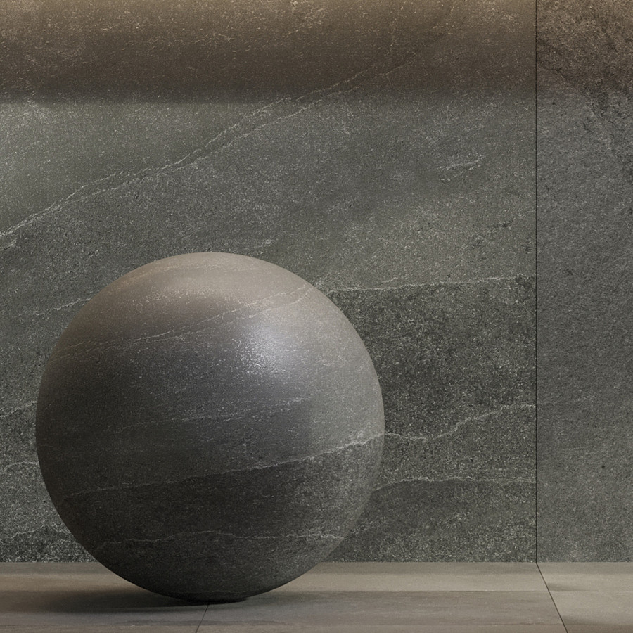 Stone Set 08 - Slate Gray Antracite / 3k - 3D Model for