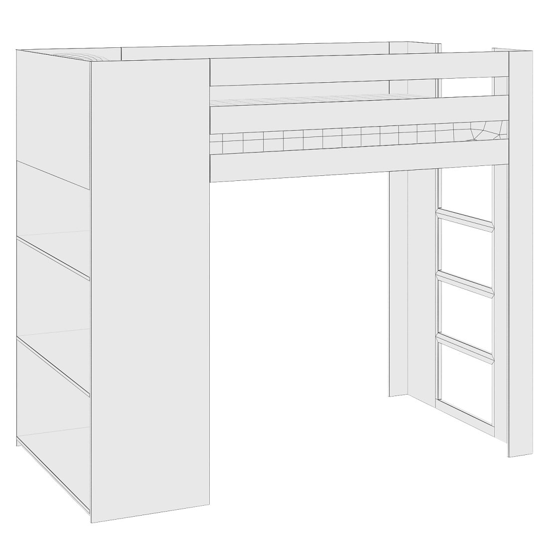 Grayson Toddler Bed By Crate And Barrel 3D Model for Corona | CGMood