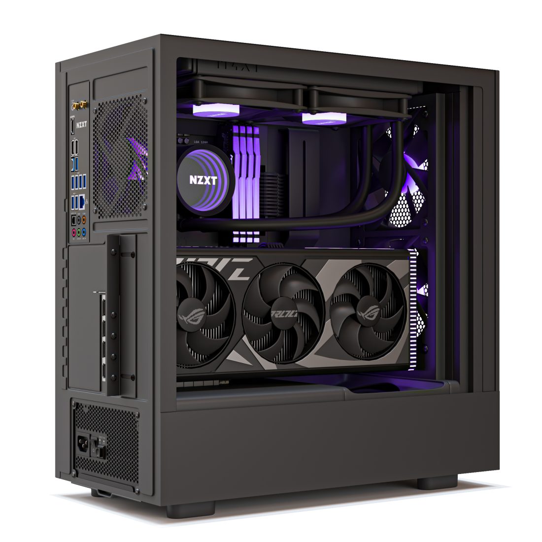 Nzxt Gaming Pc 02 - 3D Model for VRay, Corona