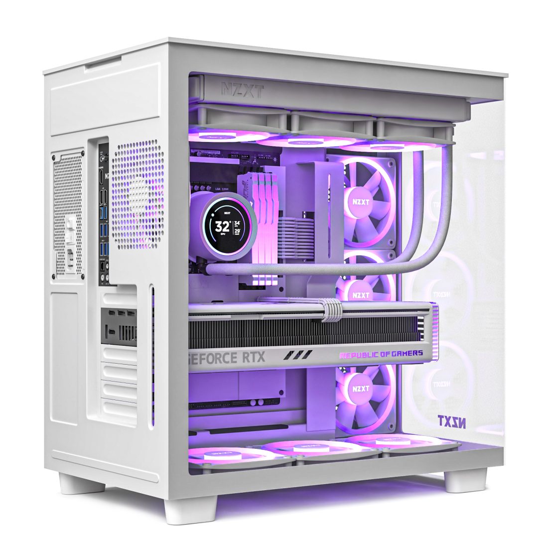 Nzxt Gaming Pc 04 - 3D Model for VRay, Corona