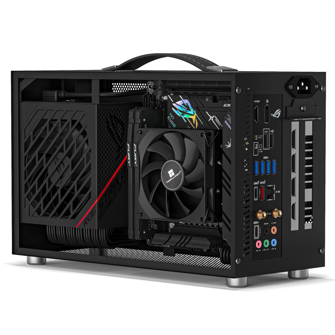 Mini Itx Pc Rog Strix Kxrors S300 Gaming Pc - 3D Model for VRay, Corona