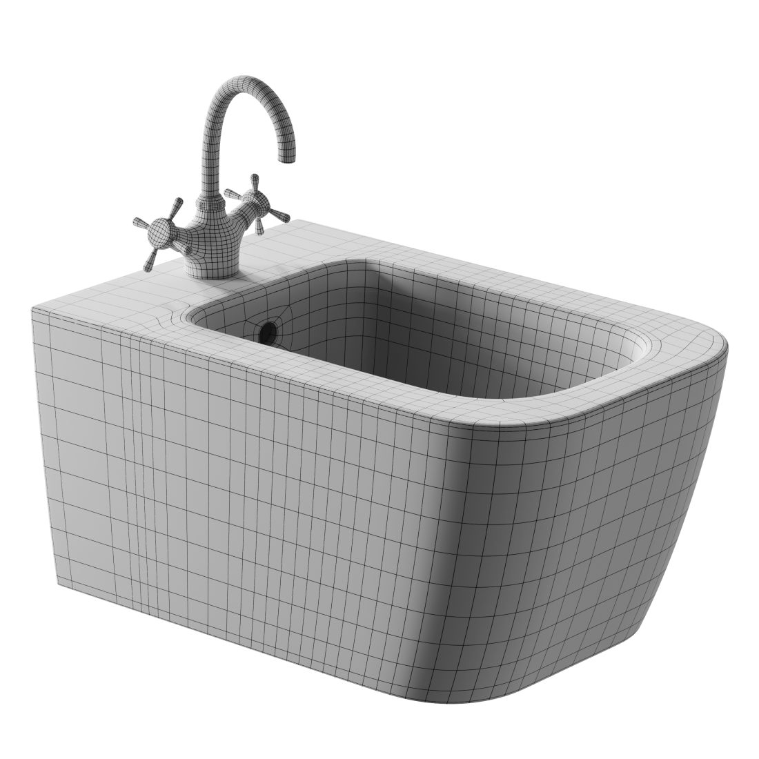 Bidet Nubes - 3D Model for Corona