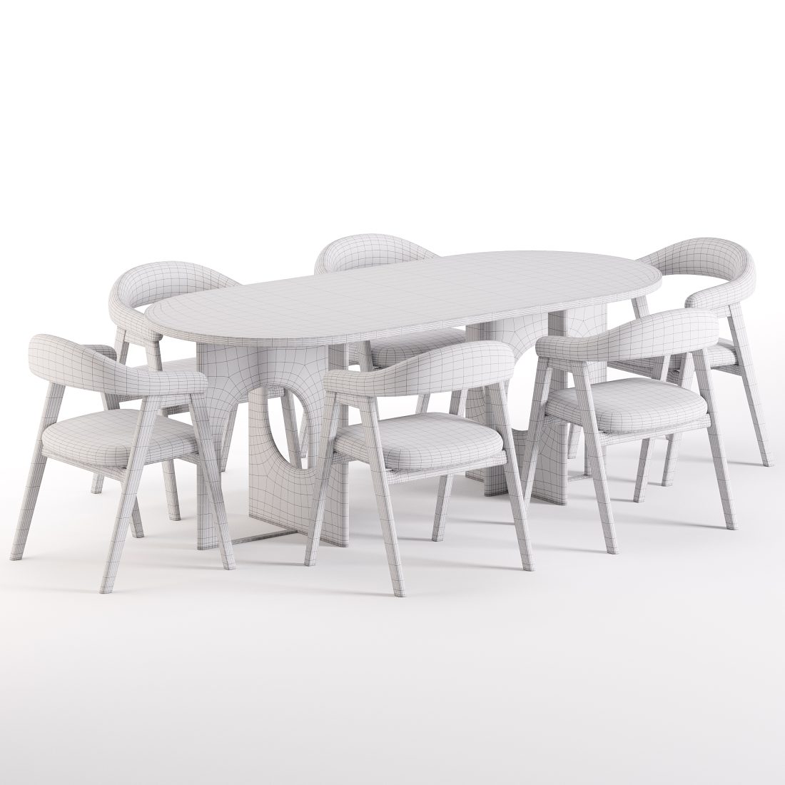 Nik Chair And Apollo Table 3D Model for Corona | CGMood