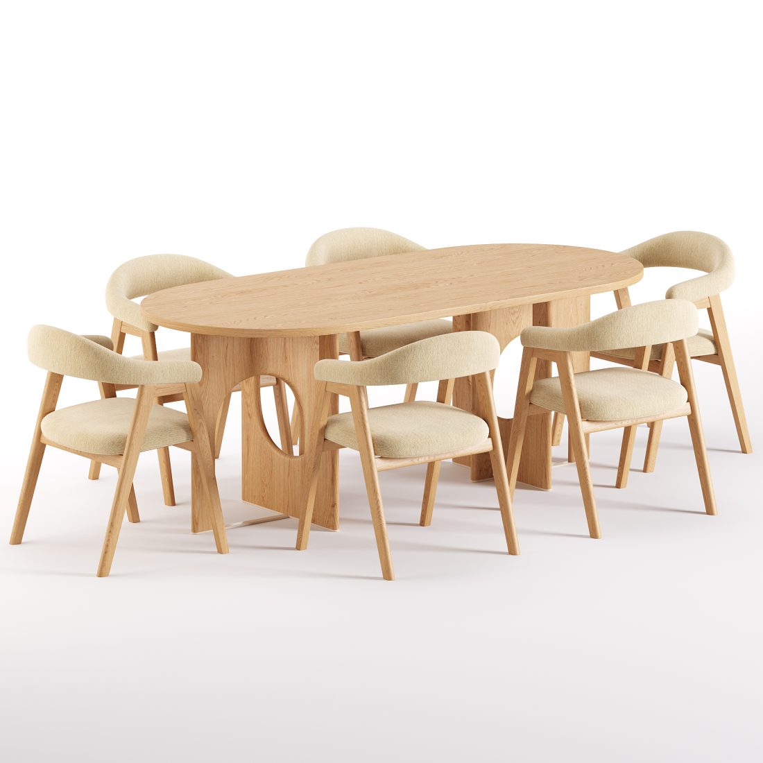 Nik Chair And Apollo Table 3D Model for Corona | CGMood