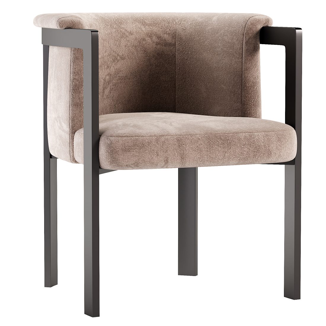 Como Dining Chair - Bennett Mustard - 3D Model for Corona
