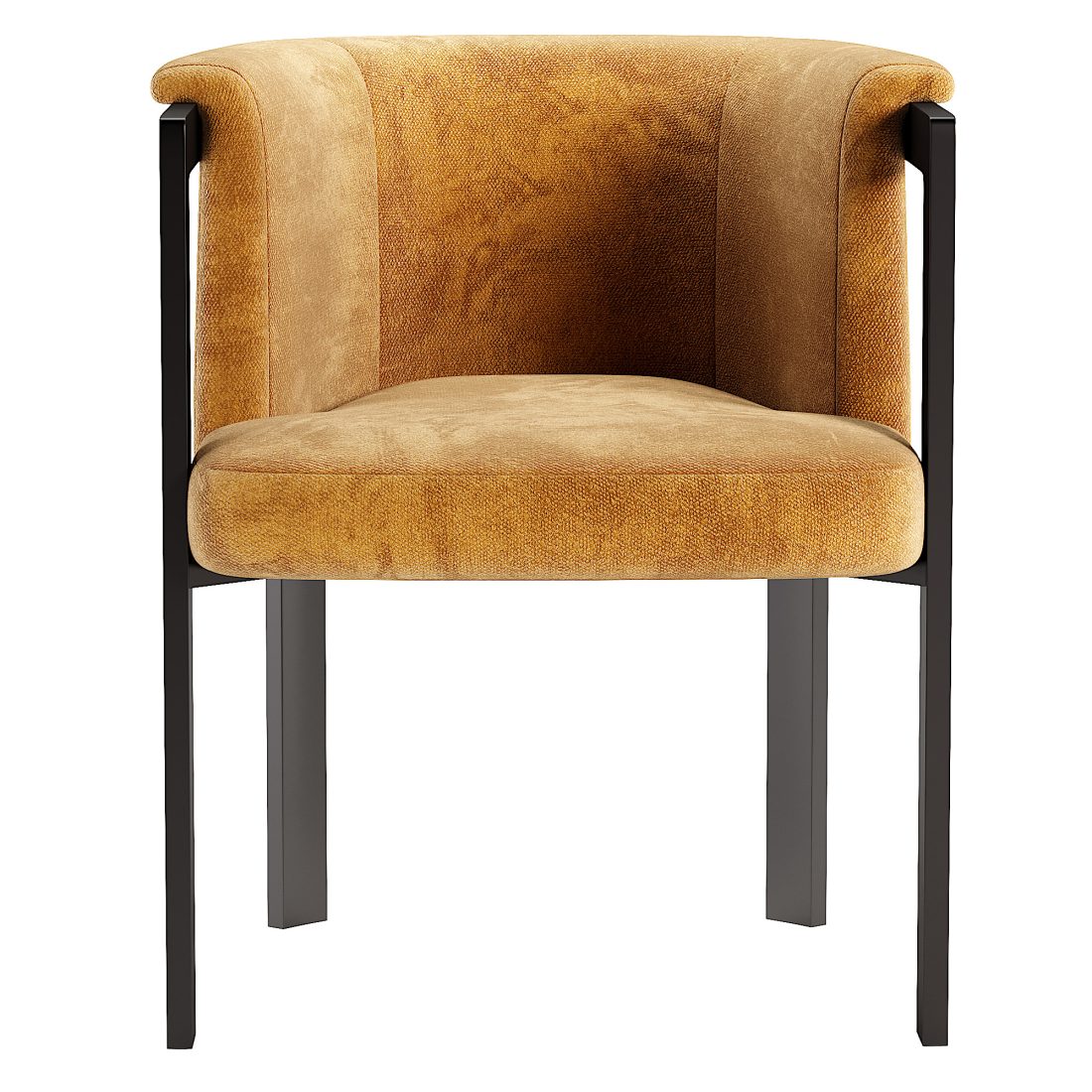 Como Dining Chair - Bennett Mustard - 3D Model for Corona