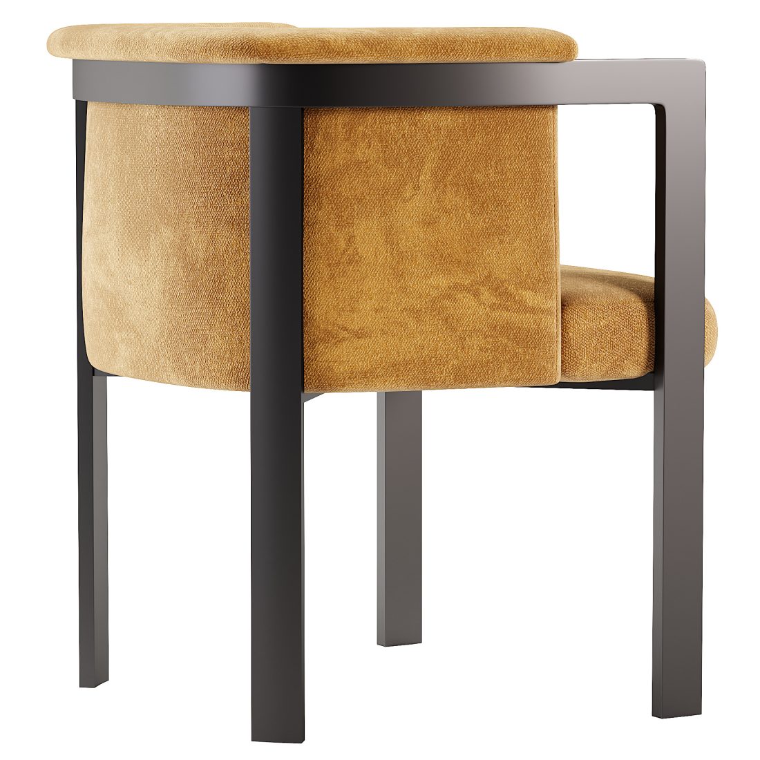 Como Dining Chair - Bennett Mustard - 3D Model for Corona