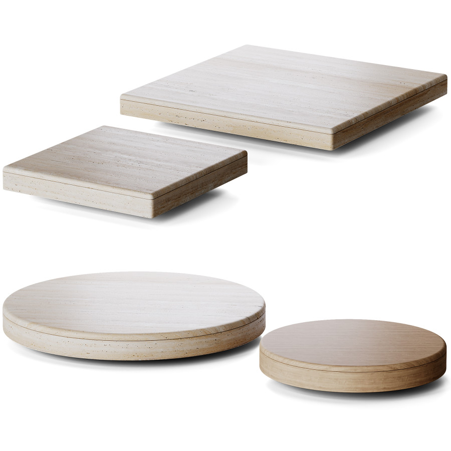 Omphalos Coffee Table - 3D Model for Corona