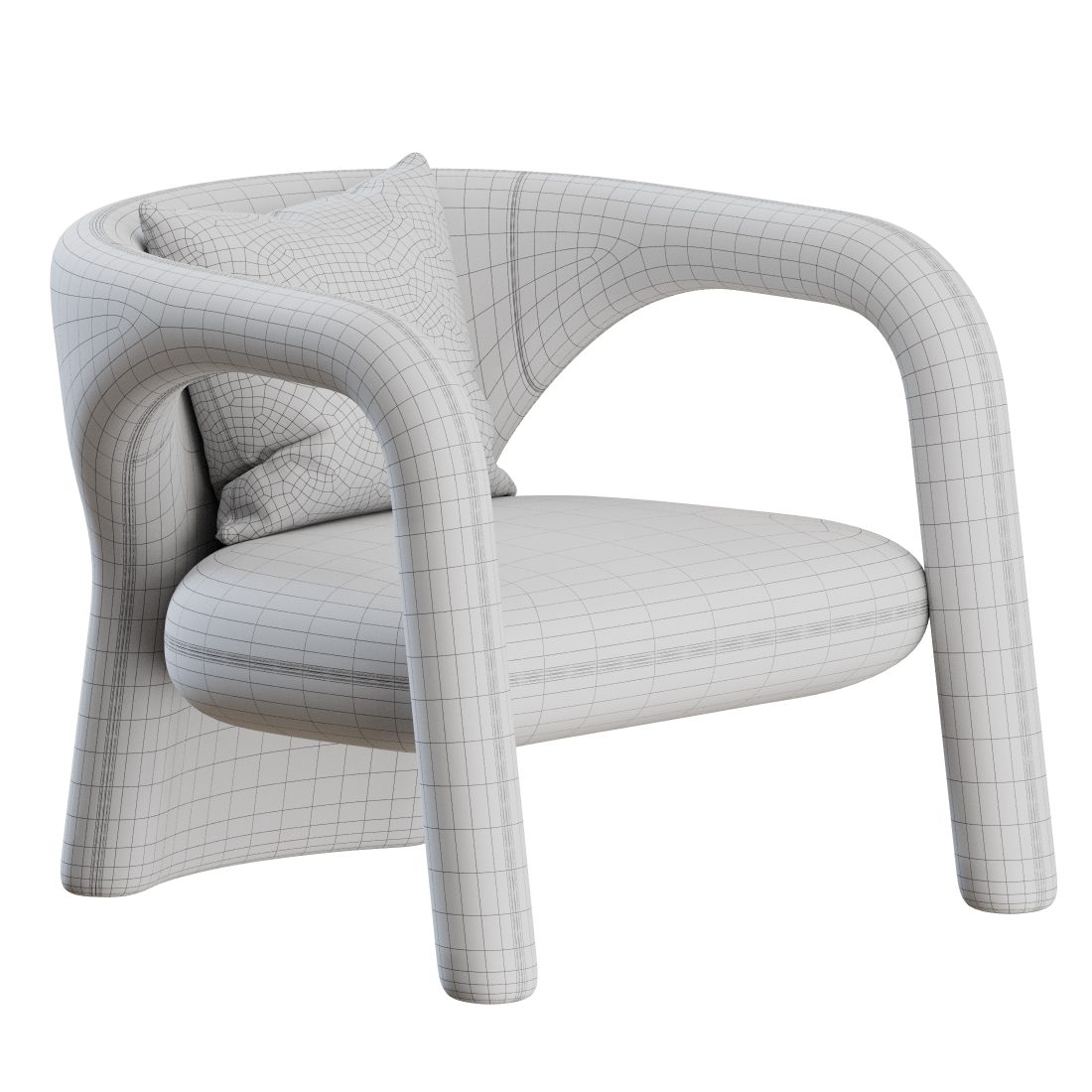 Aimée Lounge Armchair By Baxter 3D Model for Corona | CGMood