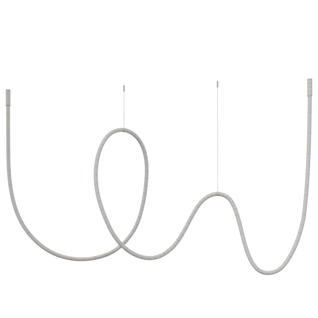 Snake Line Light - 3D Model for VRay