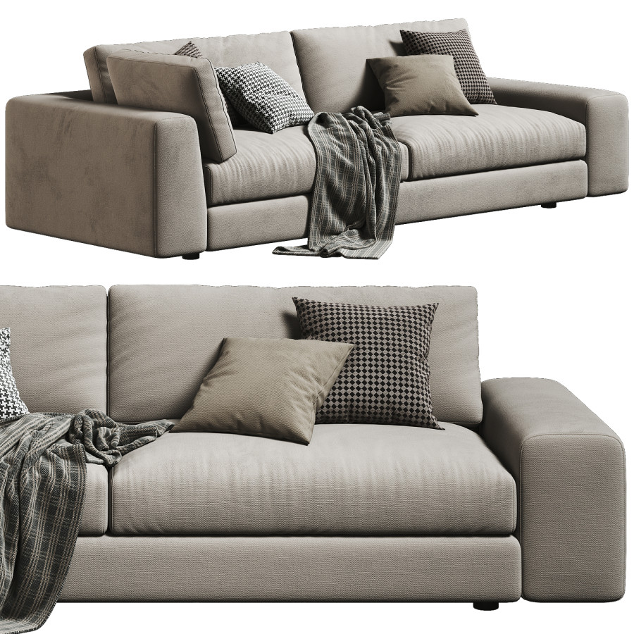 Arflex Low Land 2 Seats 02 3D Model for VRay, Corona | CGMood