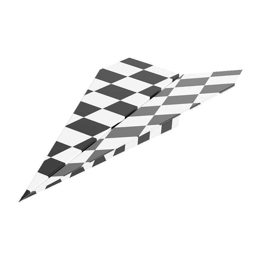 Paper Plane 3D Model for VRay, Corona | CGMood