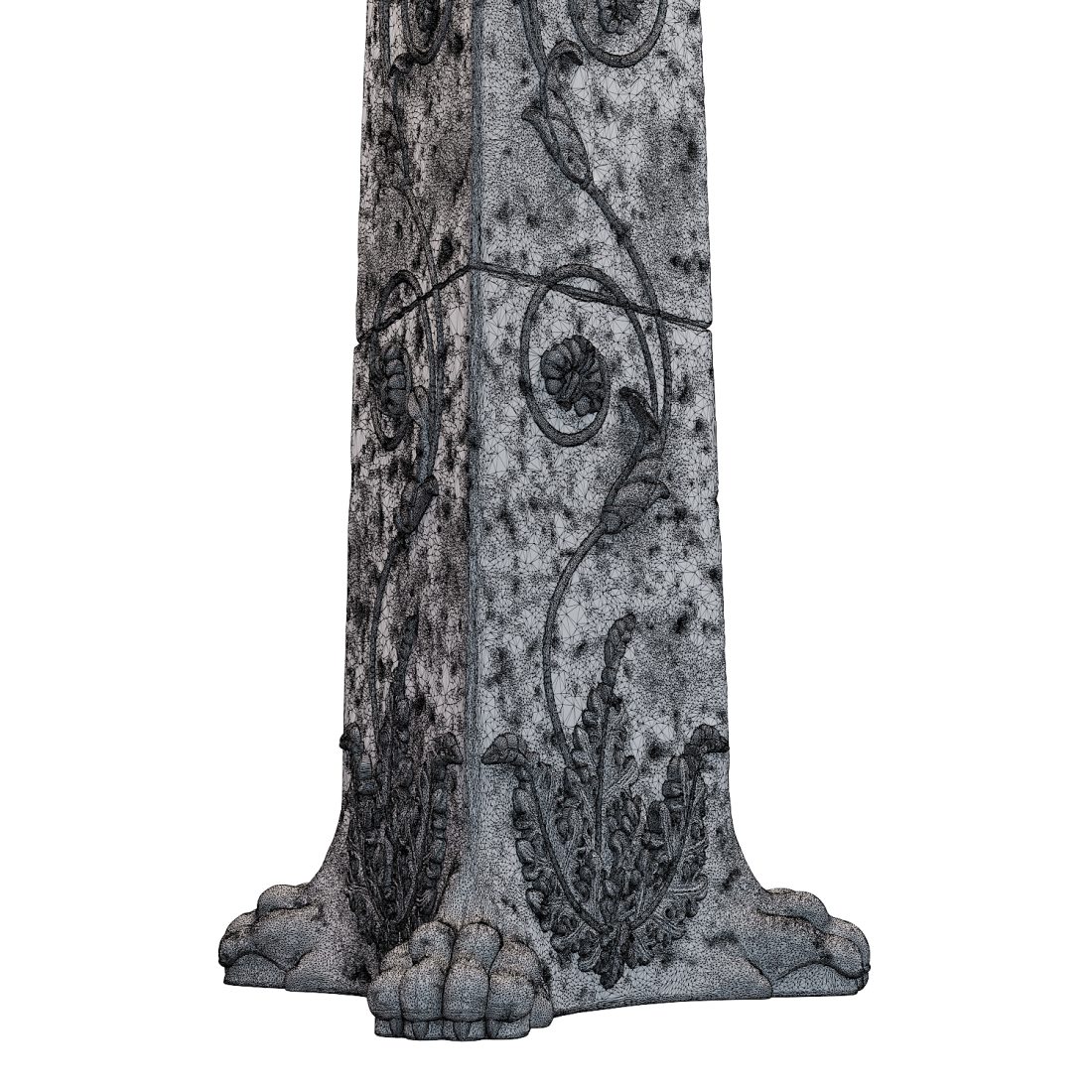 Neo-classical Marble Column 3D Model for VRay, Corona | CGMood