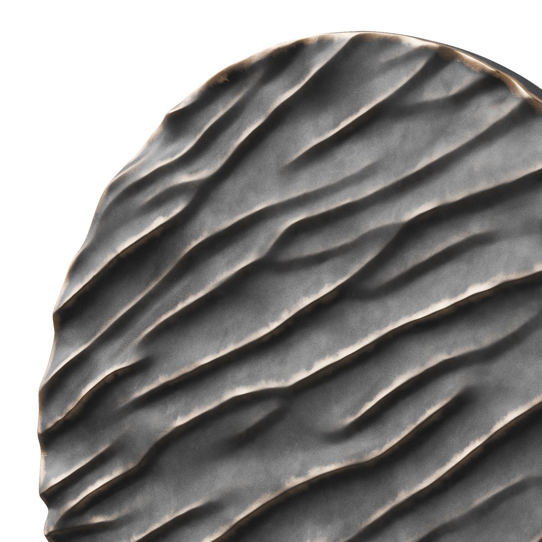 Wall Art Panel 04 Round Wave 3D Model for VRay, Corona | CGMood