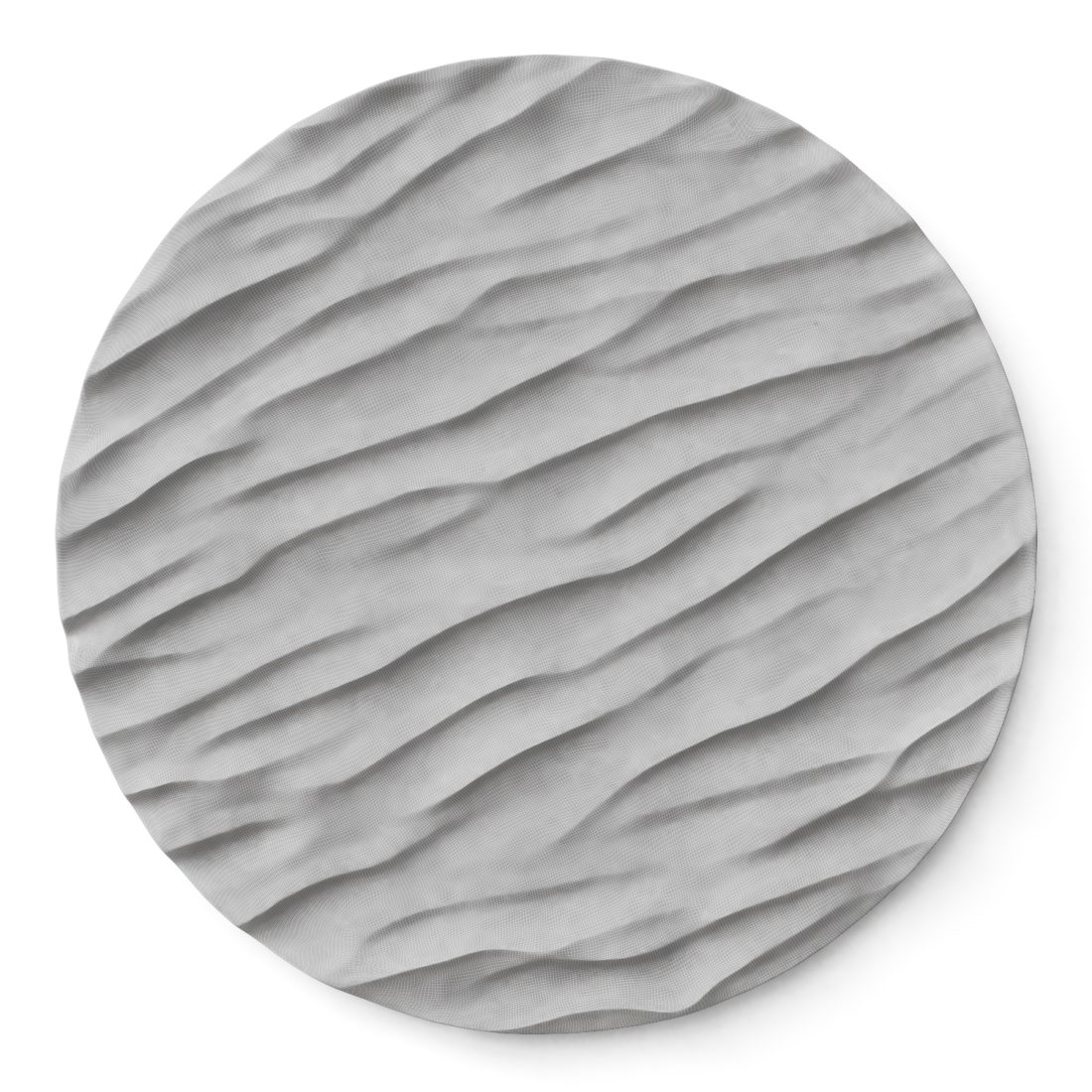 Wall Art Panel 04 Round Wave 3D Model for VRay, Corona | CGMood