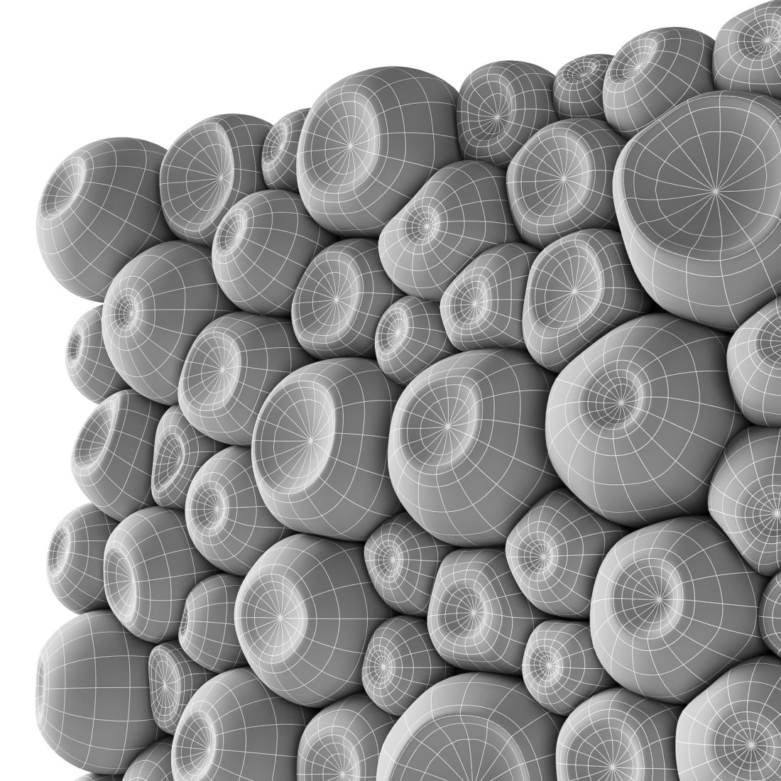 Wall Art Panel 07 By Angela Schwer 3D Model for VRay, Corona | CGMood