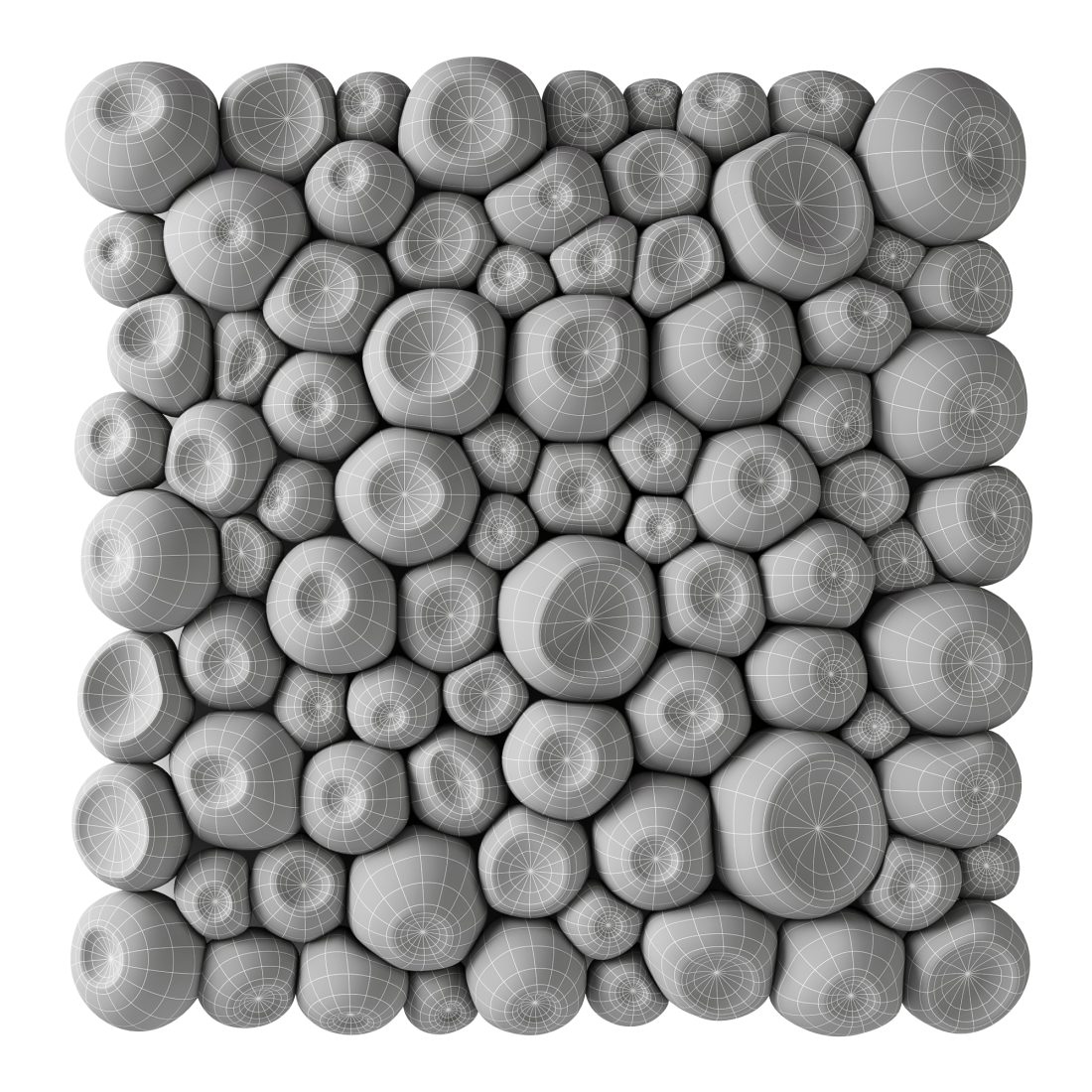 Wall Art Panel 07 By Angela Schwer 3D Model for VRay, Corona | CGMood