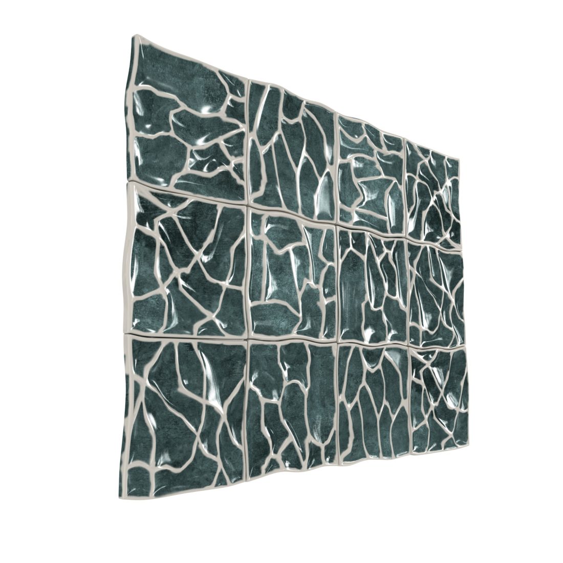 Custom Made Wall Ceramic Handmade Tiles 3D Model for VRay | CGMood