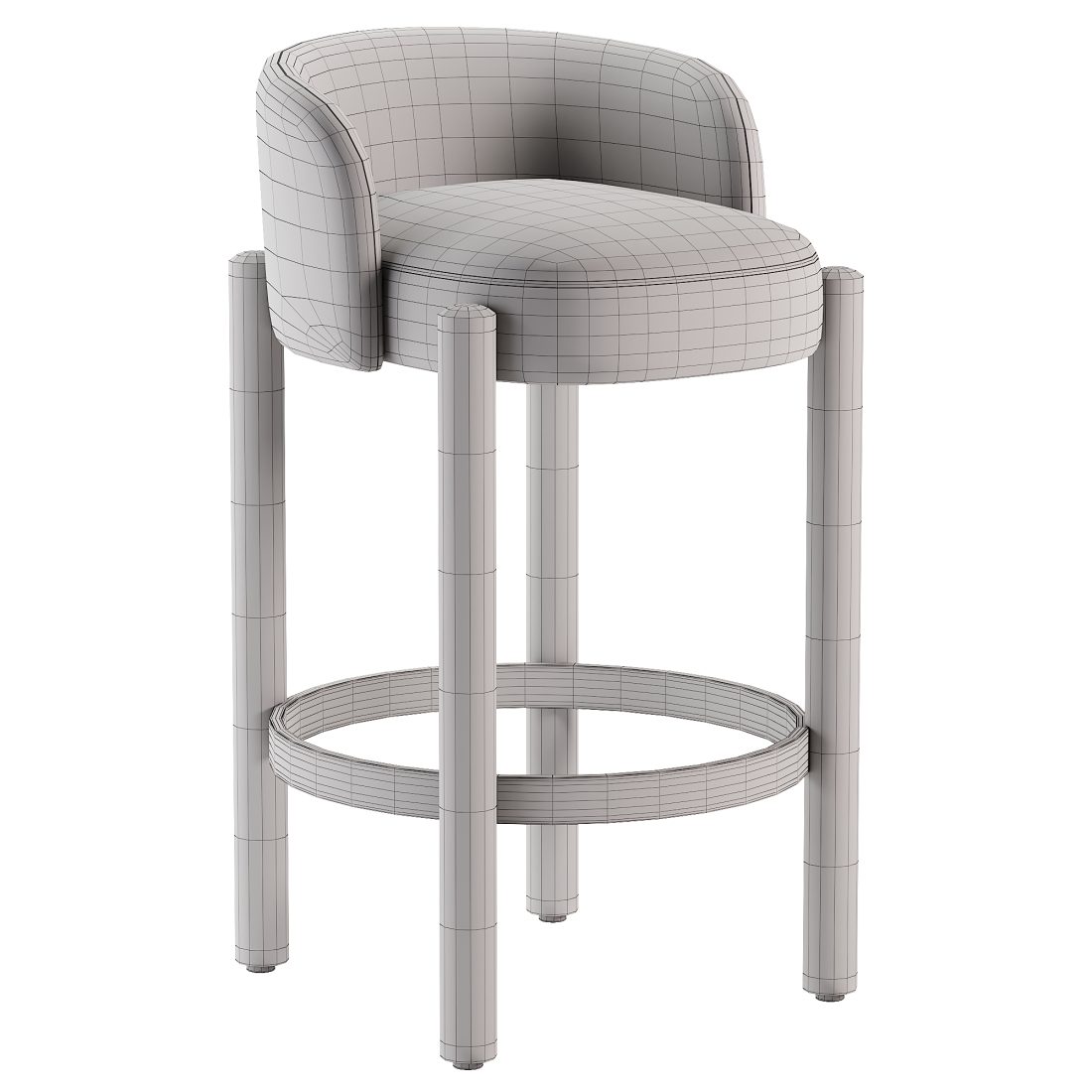 Arch Bar Stool 3D Model for Corona | CGMood
