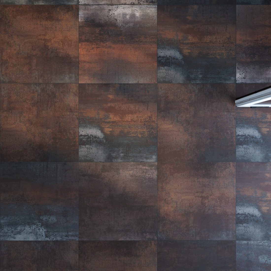 Corten Tile Set 39 - Natural Metal Coten Material | CGMood
