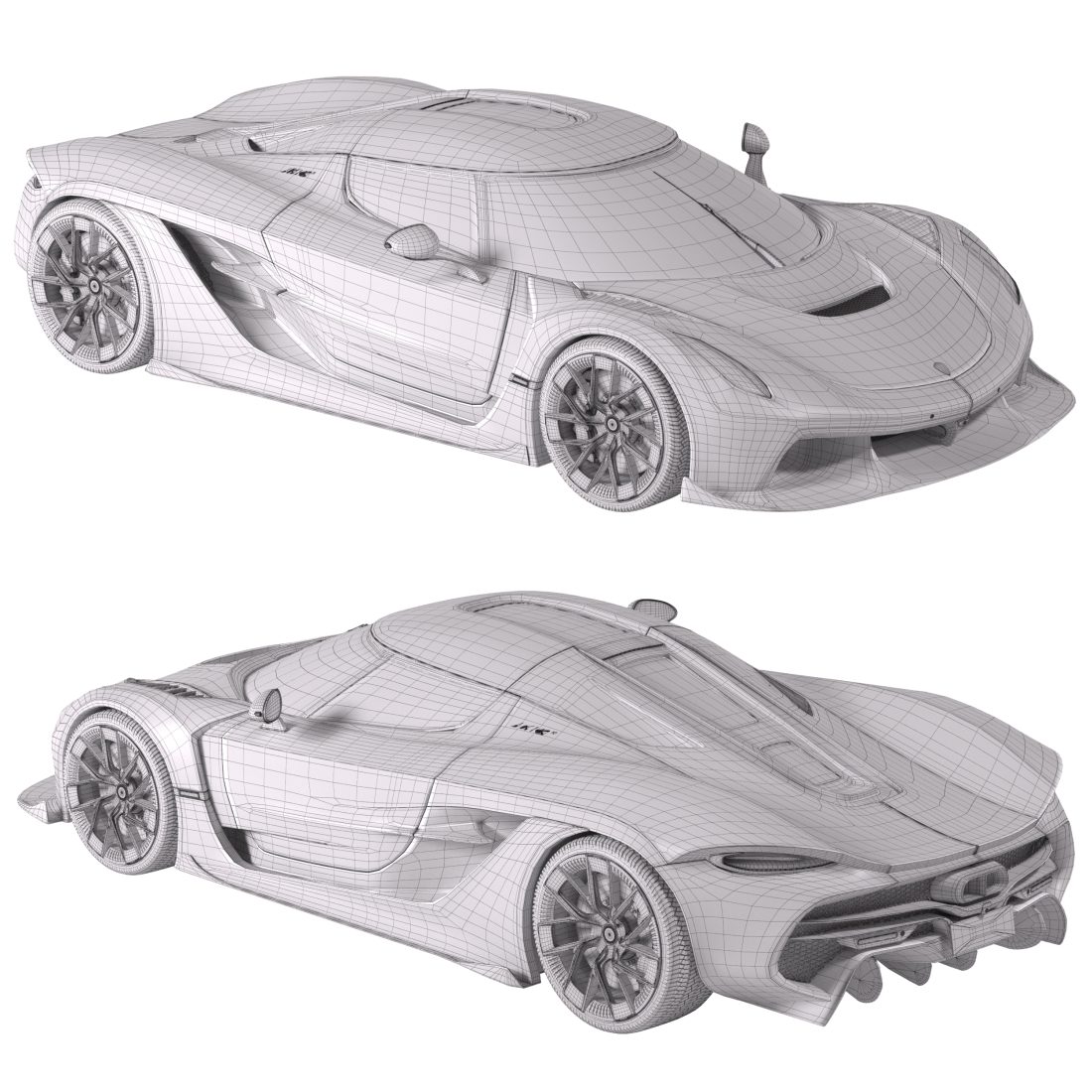 Koenigsegg Jesko Absolut 3D Model for Corona | CGMood