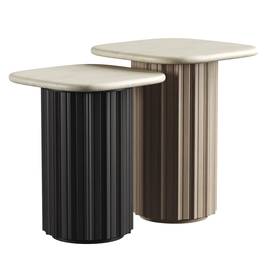 Zante Square Side Table 3D Model for VRay, Corona | CGMood